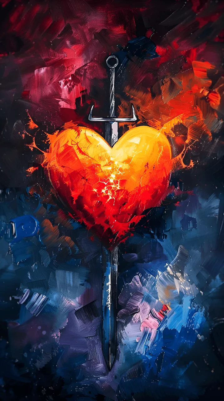 Red Fantasy Heart Wallpapers - Wallpaper Cave