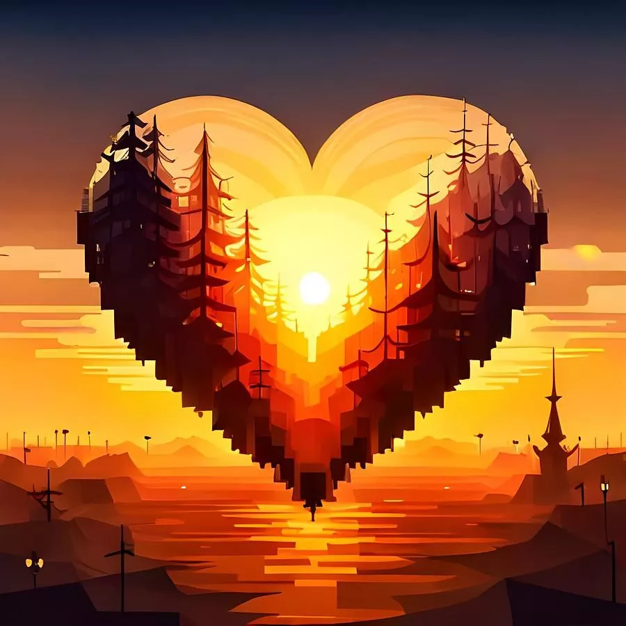 Red Fantasy Heart Wallpapers - Wallpaper Cave