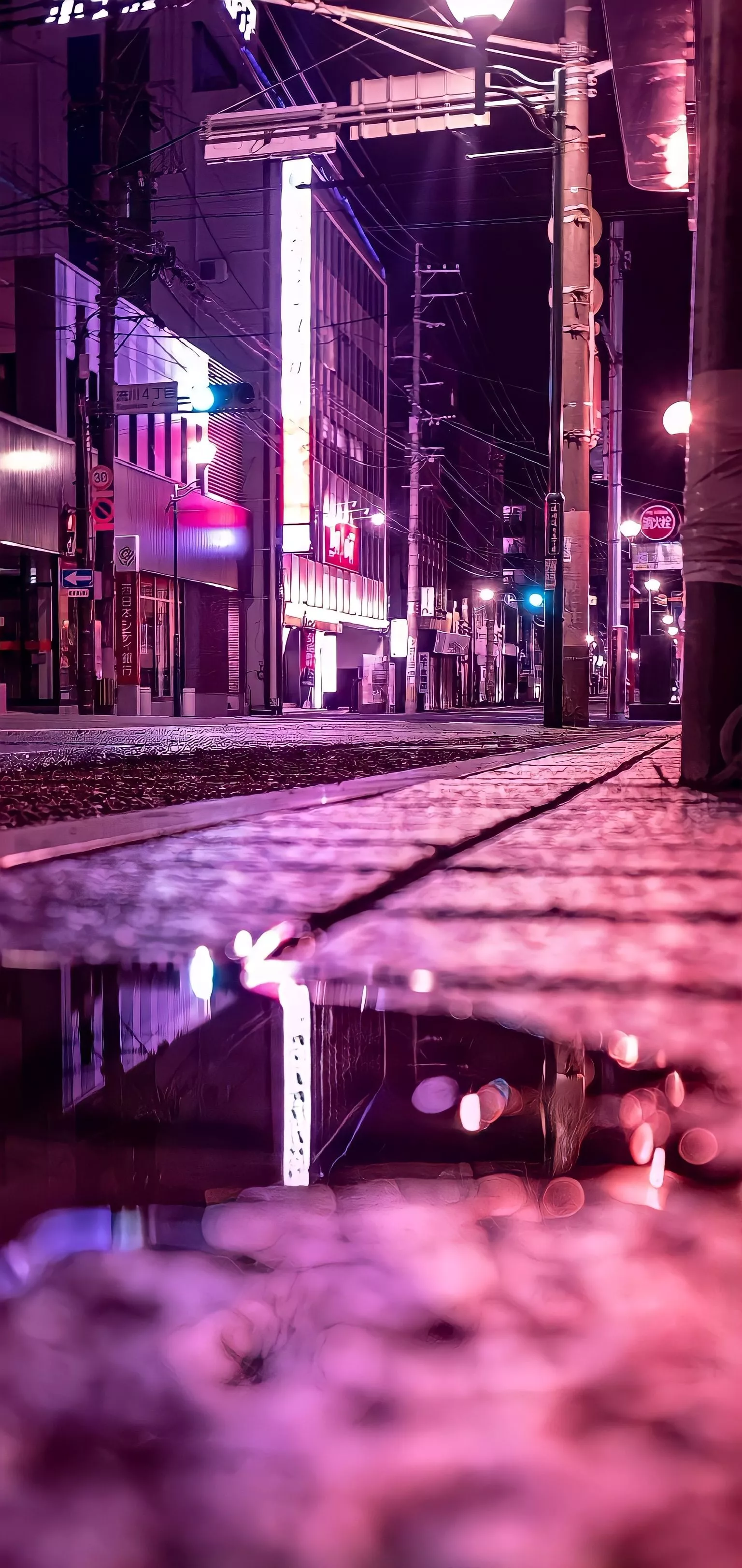 Purple Town Wallpapers - Wallpaper Cave