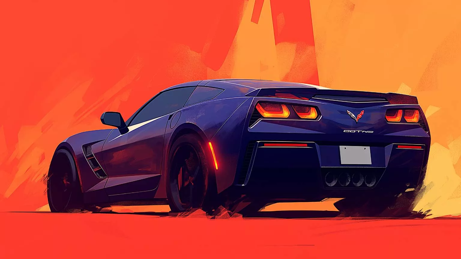 Corvette Cool Sunset Wallpapers - Wallpaper Cave