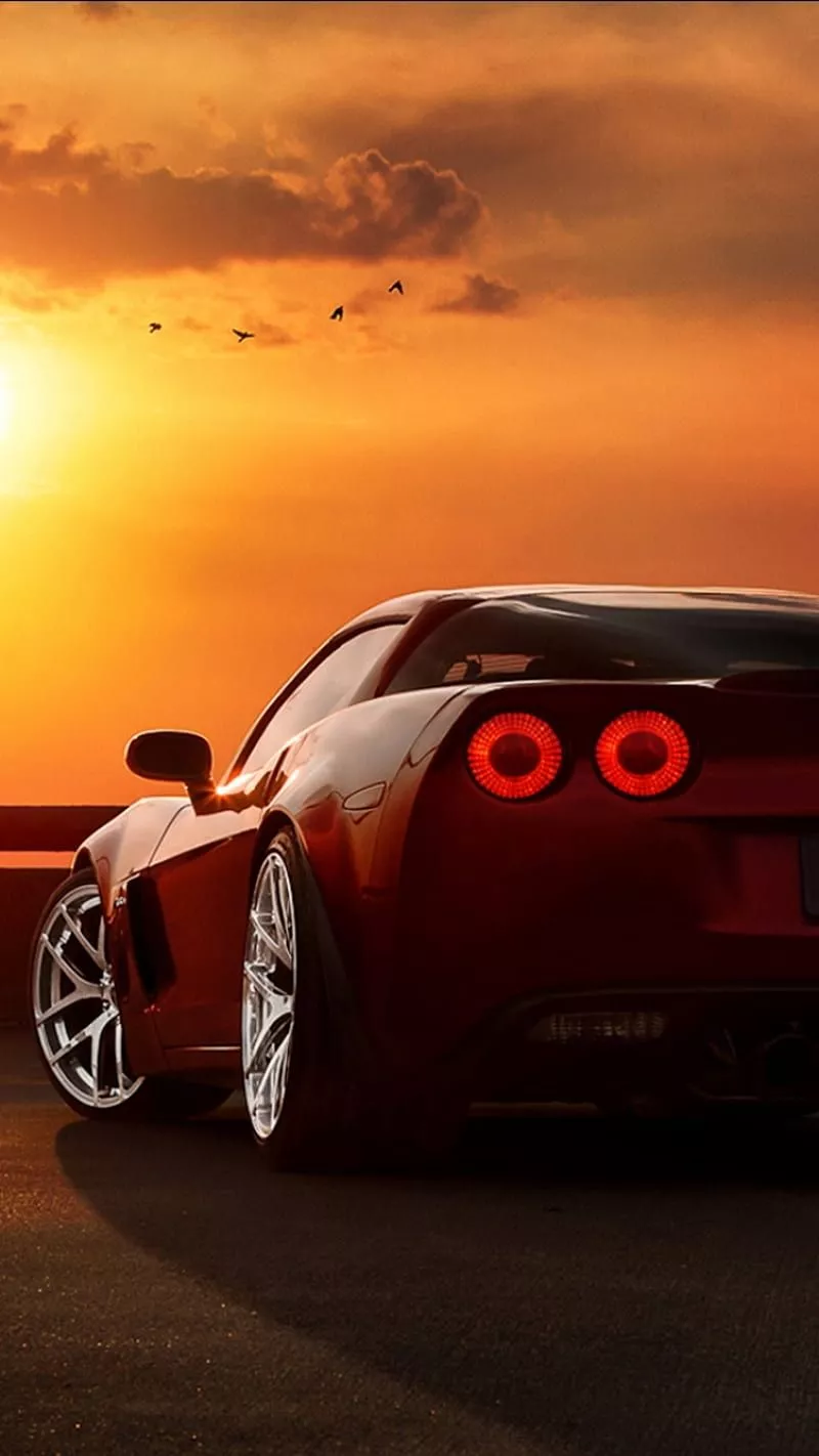 Corvette Cool Sunset Wallpapers - Wallpaper Cave