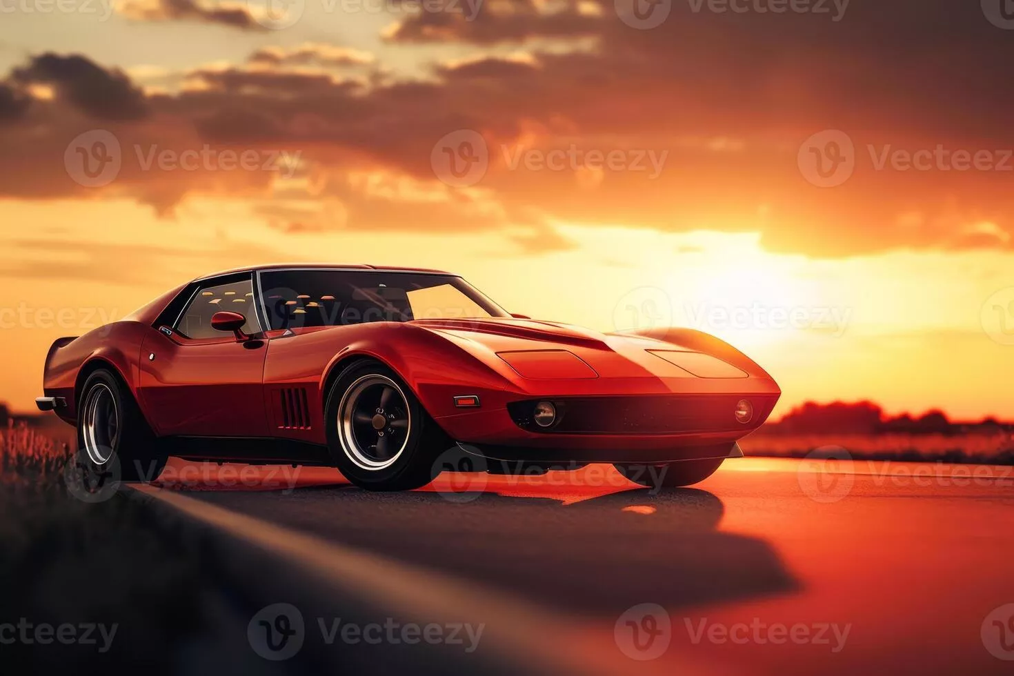 Corvette Cool Sunset Wallpapers - Wallpaper Cave