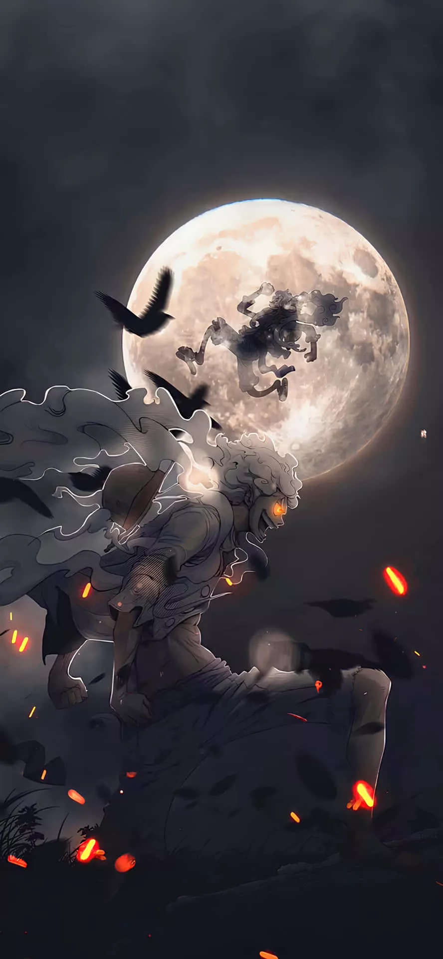 Luffy Gear 5 Moon Wallpapers - Wallpaper Cave