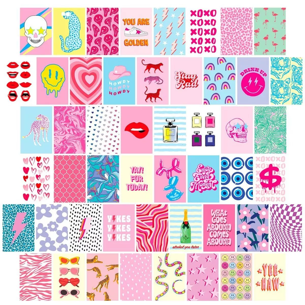 Pink Preppy Collage Wallpapers - Wallpaper Cave