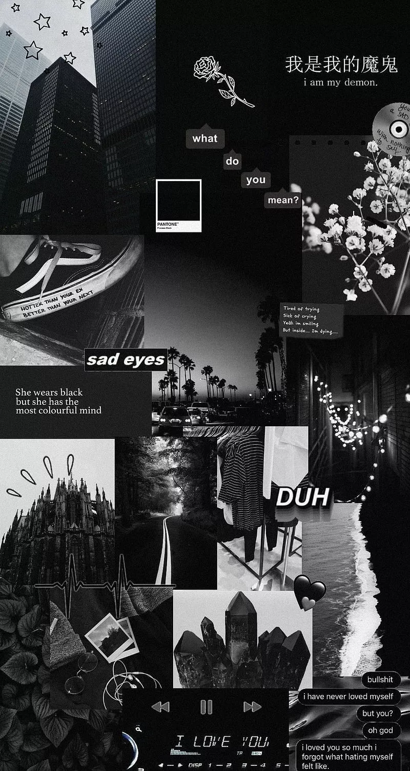 Collage Dark Wallpapers - Wallpaper Cave