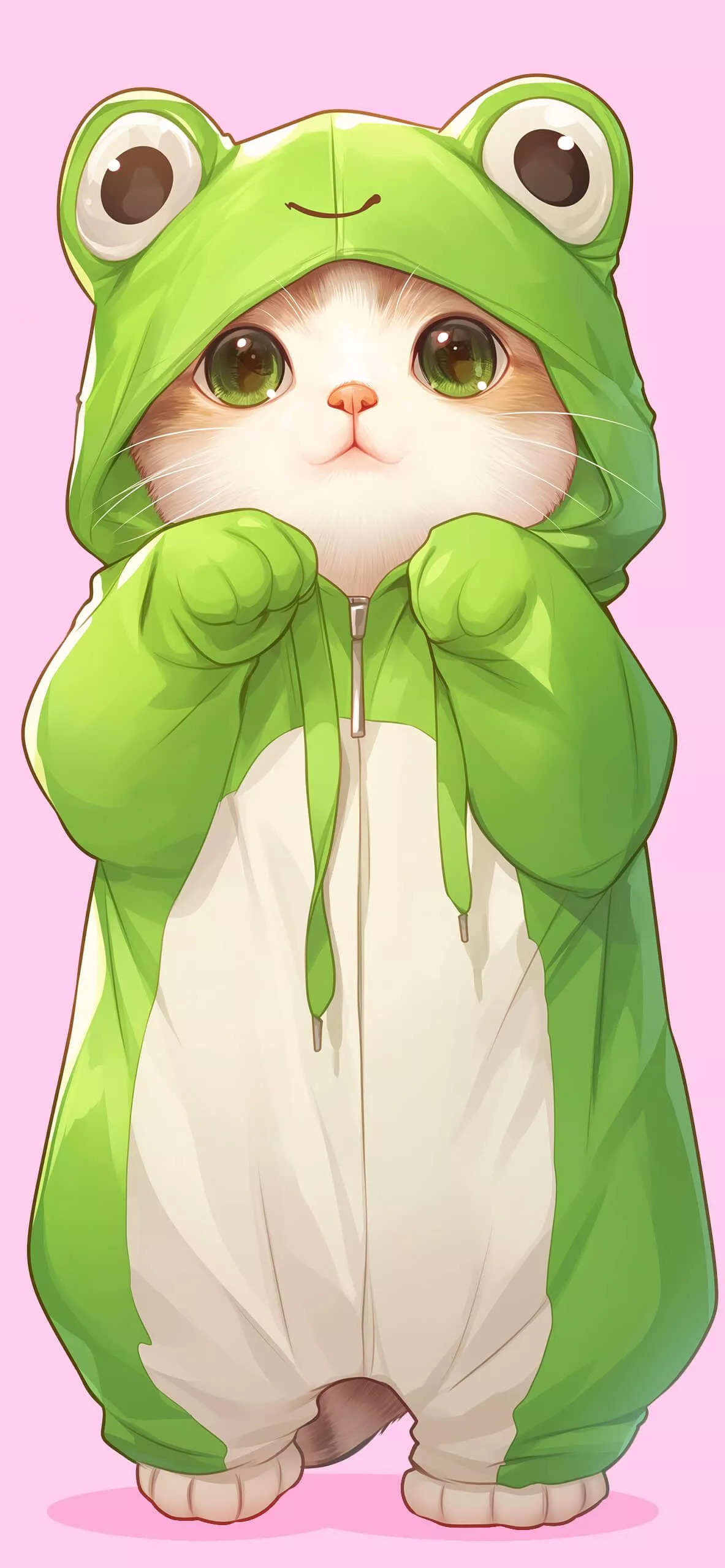 Cat With Frog Hat Wallpapers - Wallpaper Cave