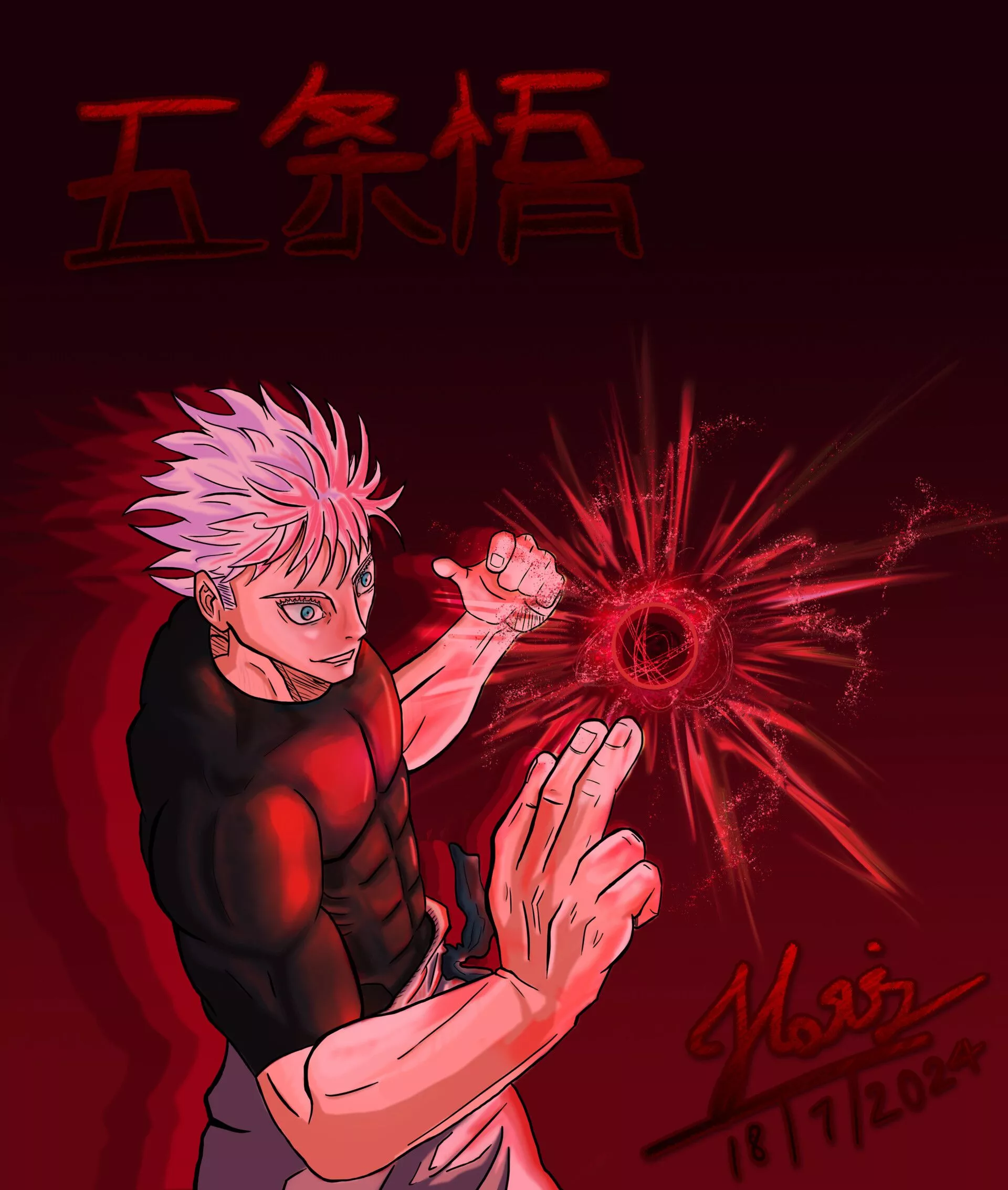 Red Gojo Wallpapers - Wallpaper Cave