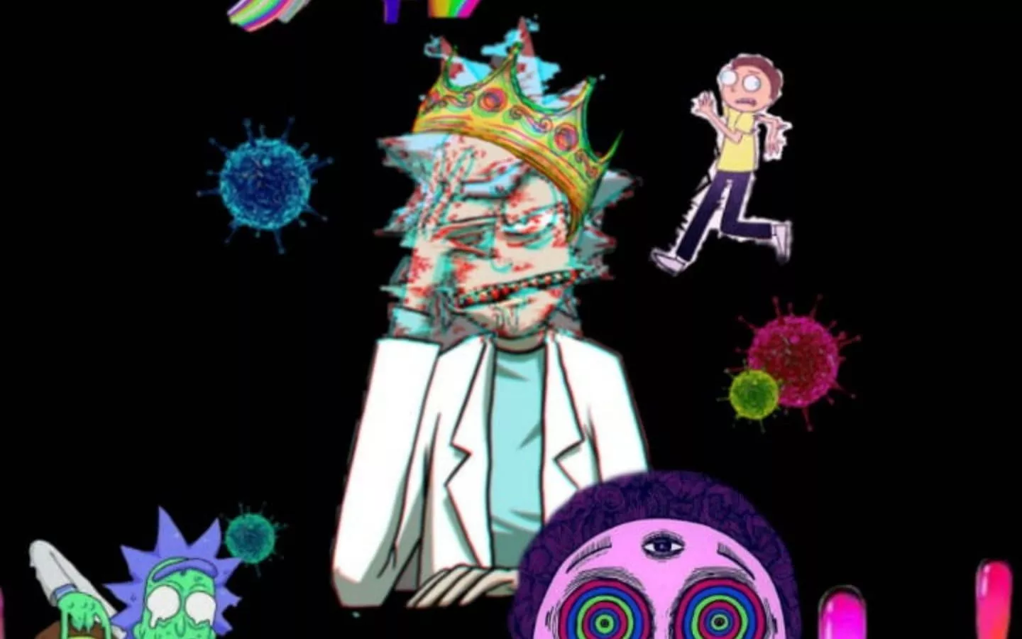 Trippy Rick And Morty Computer Wallpapers - Wallpaper Cave