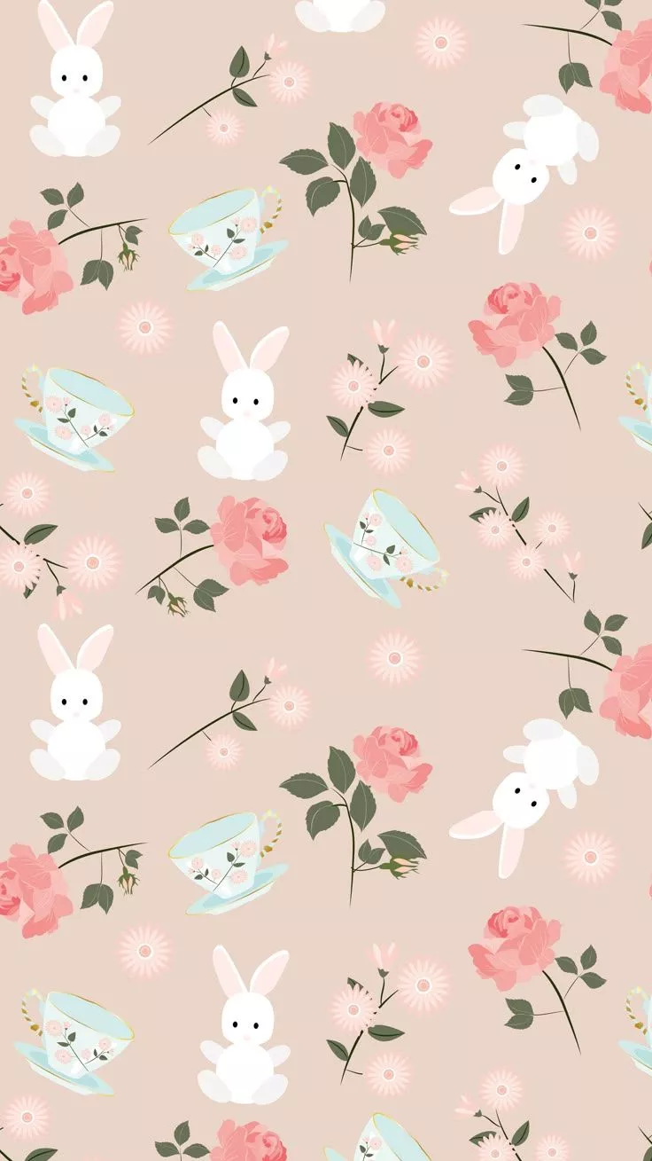 Flower Bunny Spring Wallpapers - Wallpaper Cave