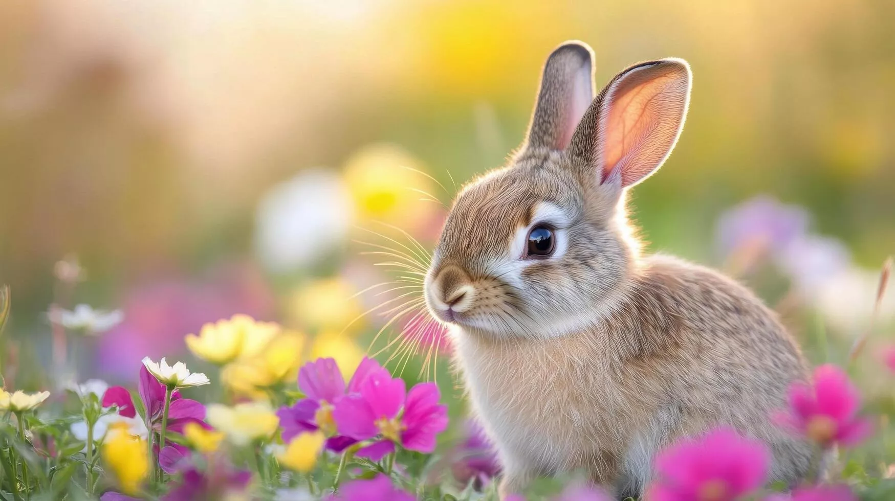 Flower Bunny Spring Wallpapers - Wallpaper Cave