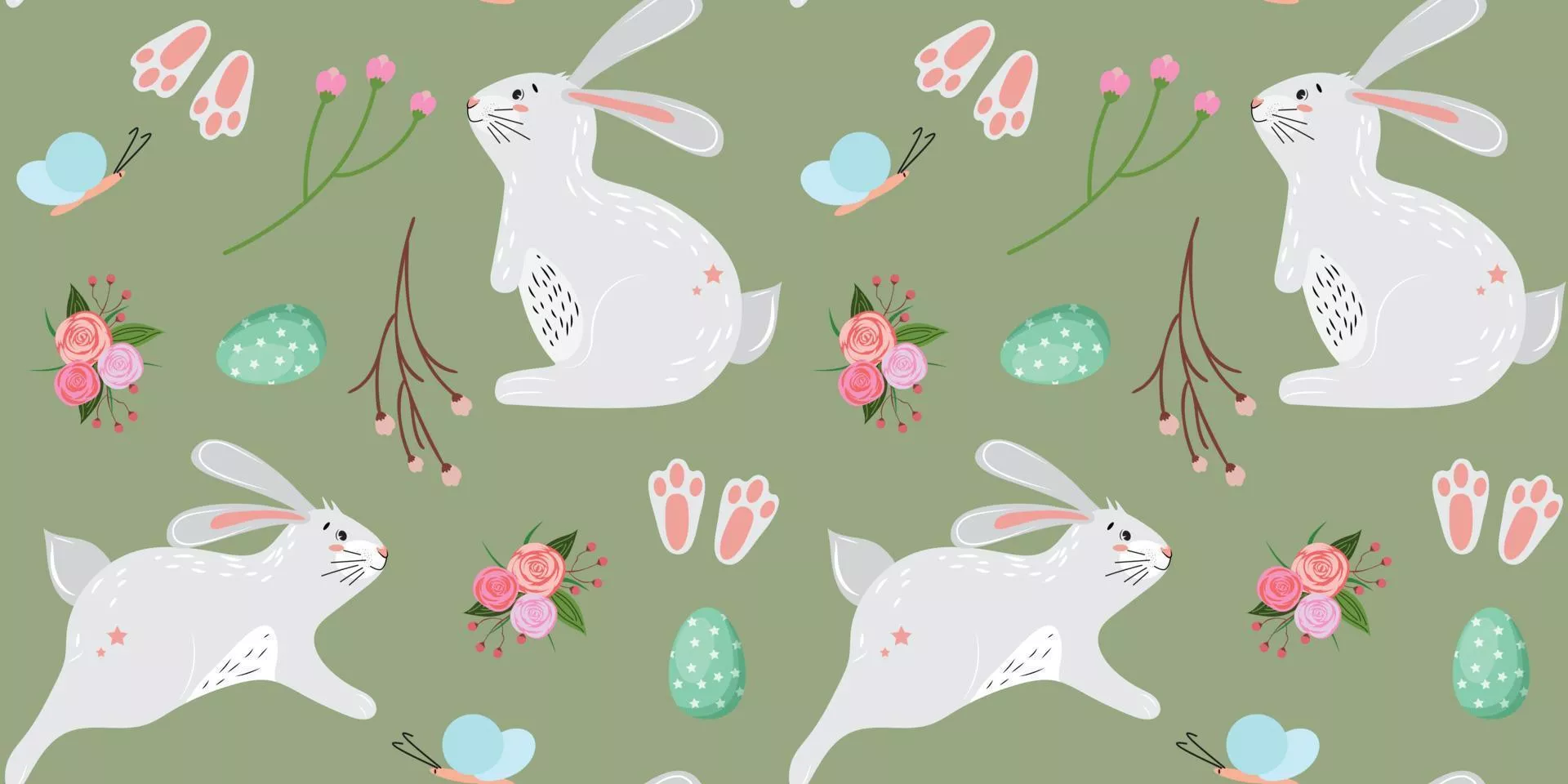 Flower Bunny Spring Wallpapers - Wallpaper Cave