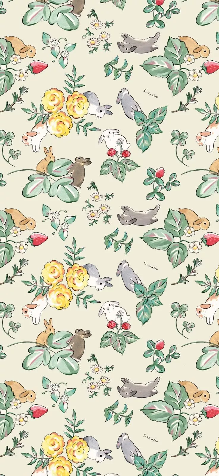 Flower Bunny Spring Wallpapers - Wallpaper Cave