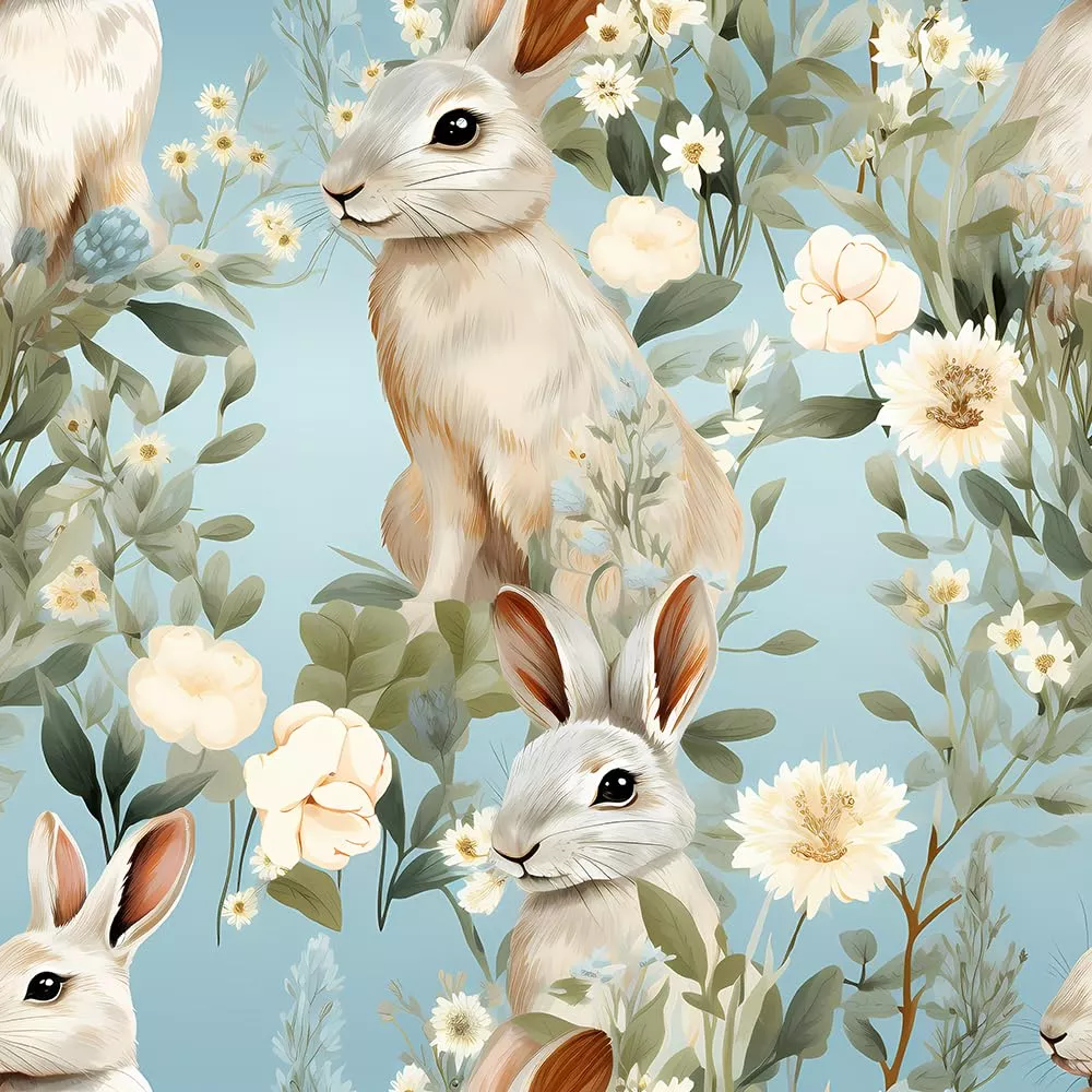 Flower Bunny Spring Wallpapers - Wallpaper Cave