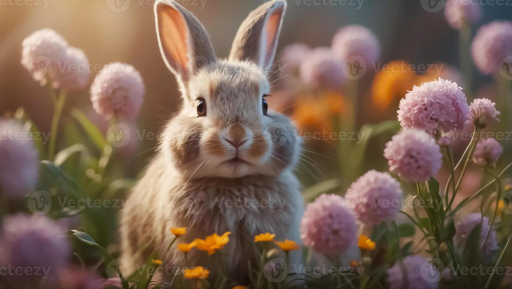 Flower Bunny Spring Wallpapers - Wallpaper Cave