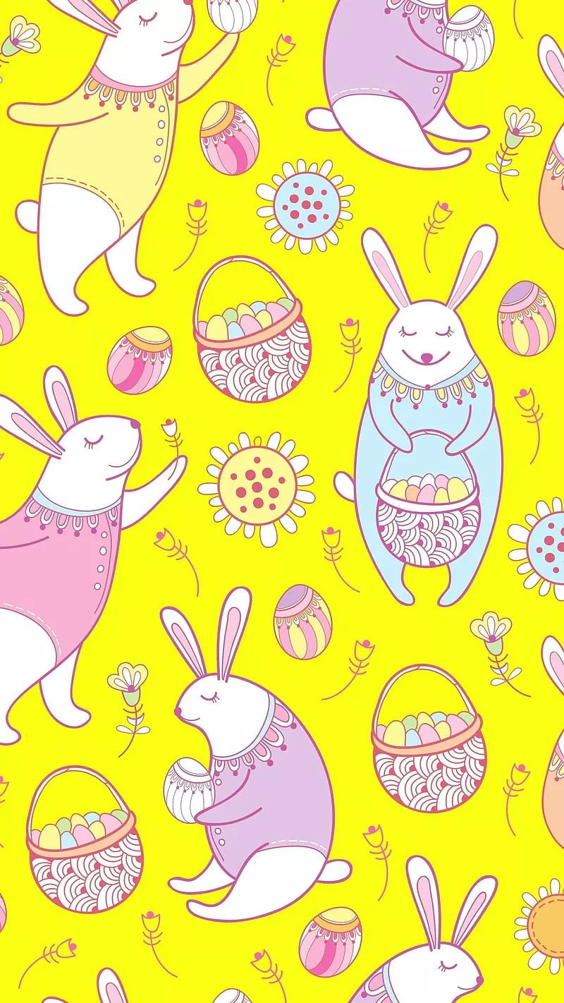 Flower Bunny Spring Wallpapers - Wallpaper Cave