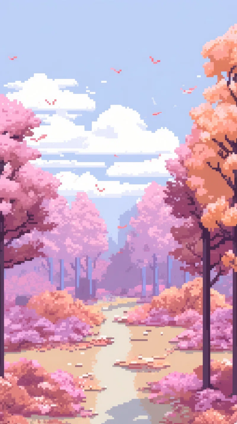 Spring Pixel Art Phone Wallpapers - Wallpaper Cave