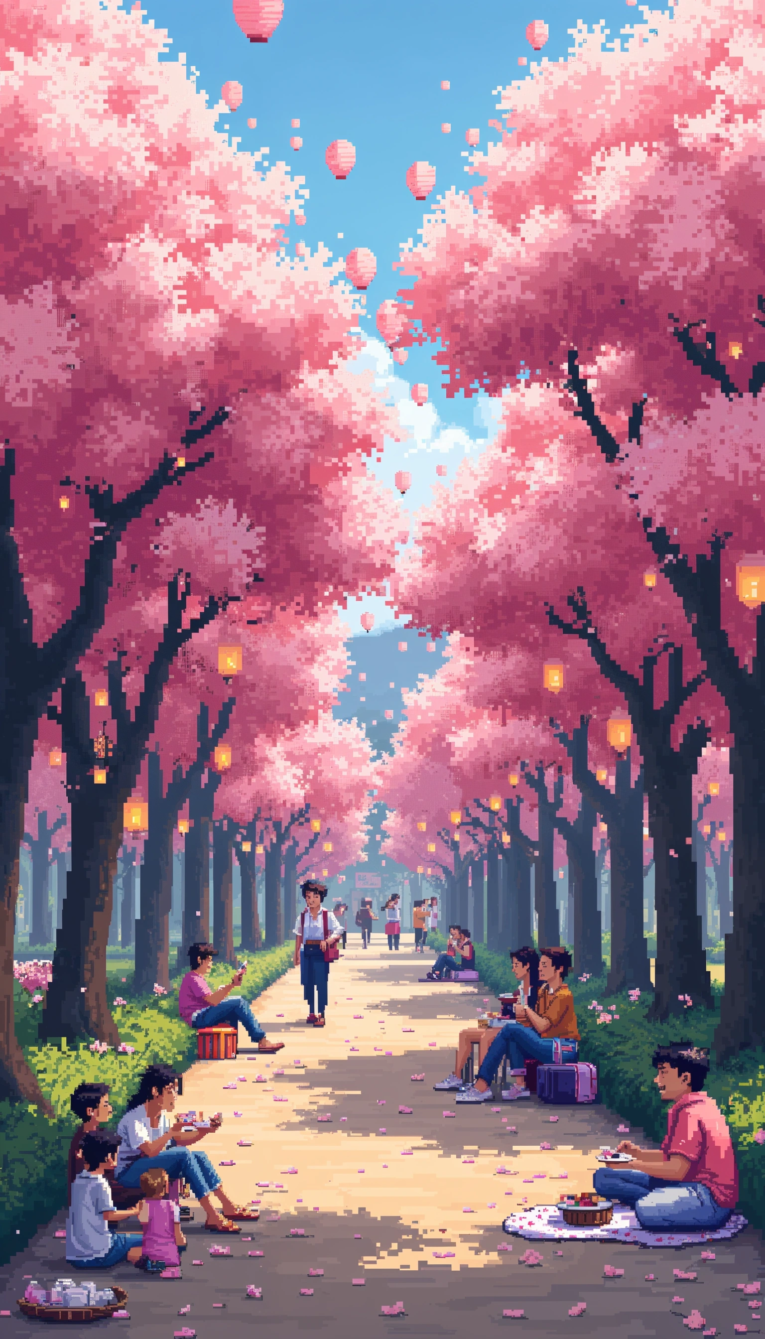 Spring Pixel Art Phone Wallpapers - Wallpaper Cave