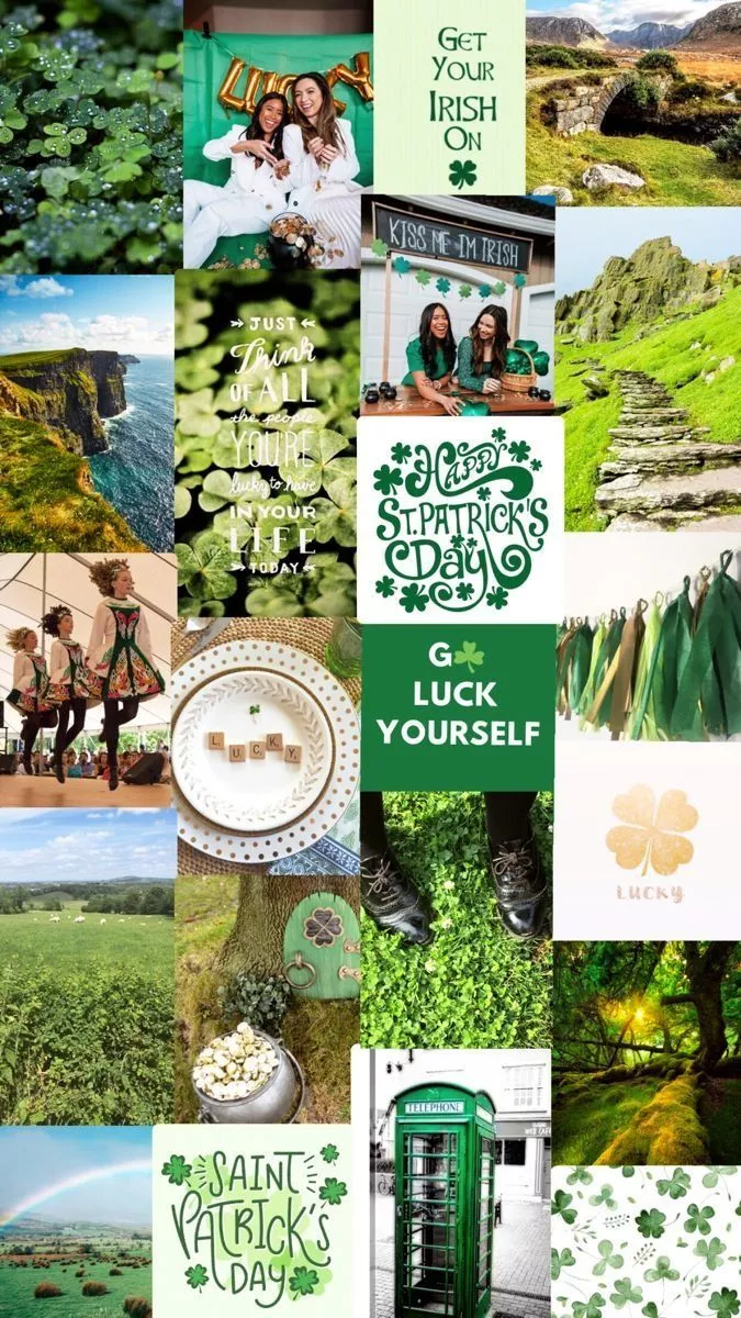 Saint Patrick's Day Collages Wallpapers - Wallpaper Cave