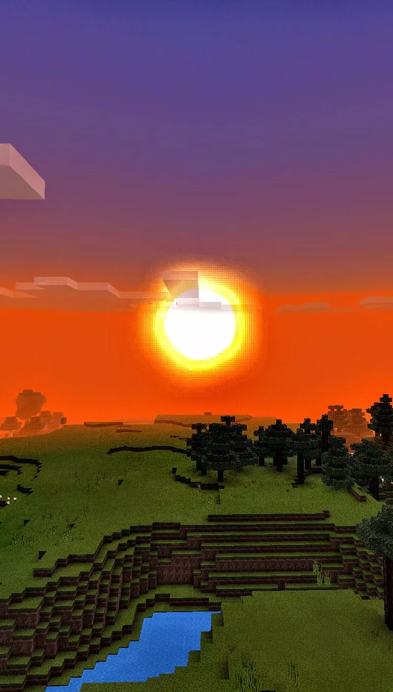 Minecraft Sunrise Wallpapers - Wallpaper Cave