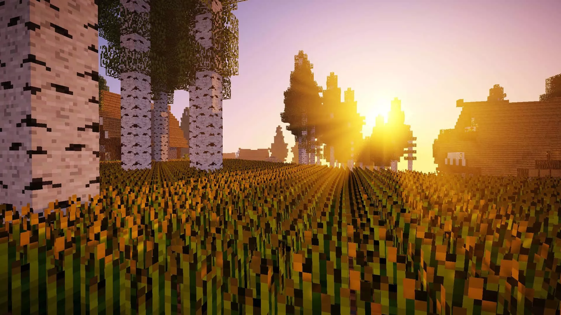 Minecraft Sunrise Wallpapers - Wallpaper Cave