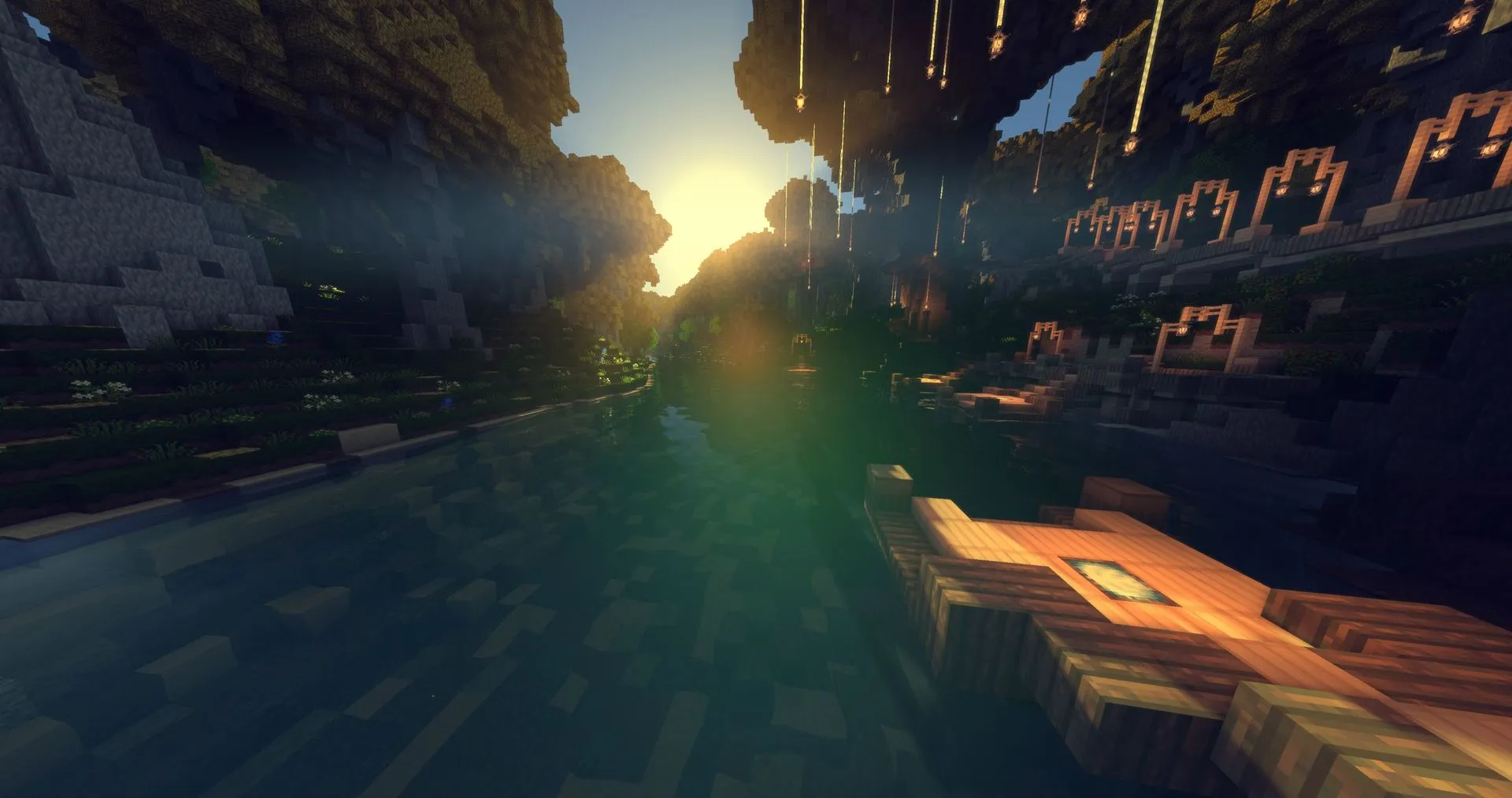 Minecraft Sunrise Wallpapers - Wallpaper Cave