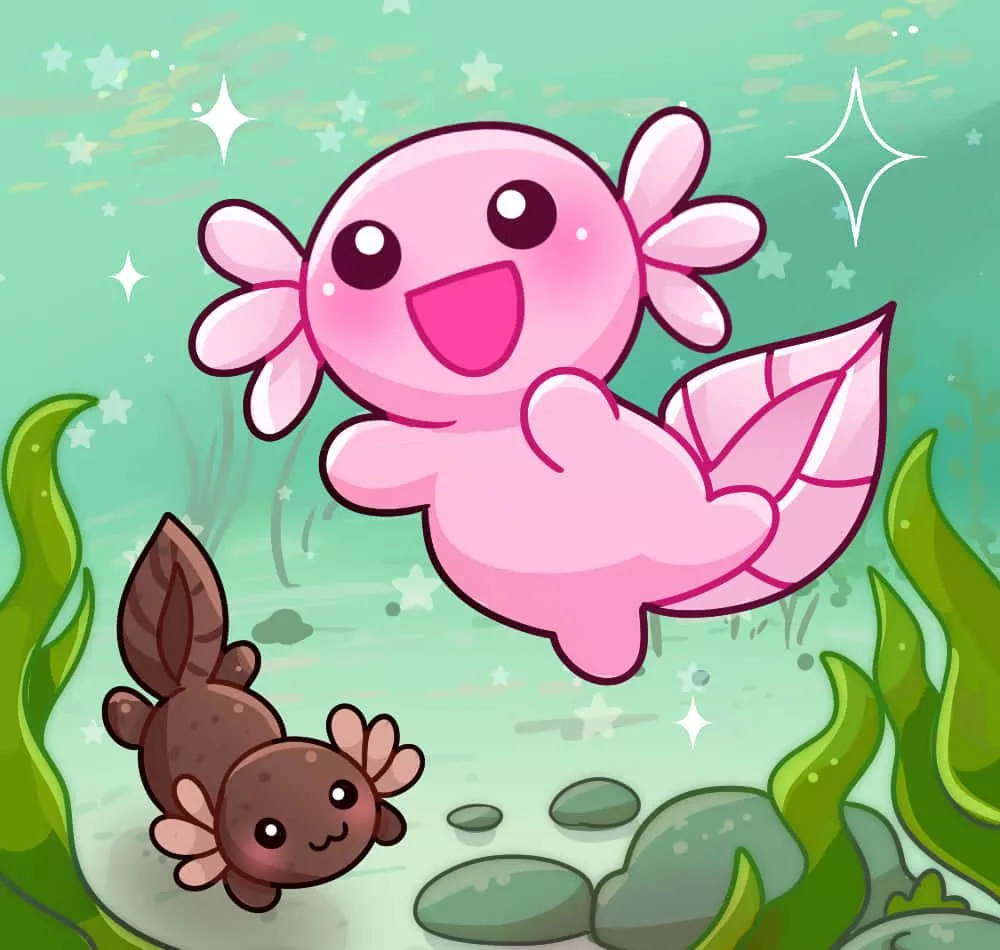 Axolotl Anime Wallpapers - Wallpaper Cave