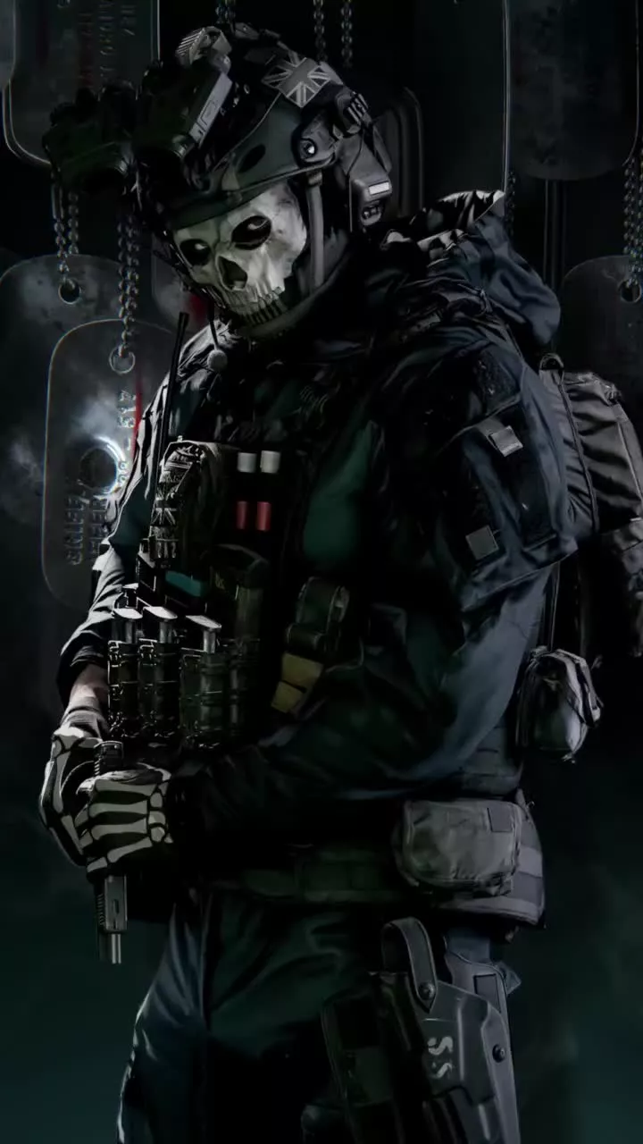 Ghost COD iPhone Wallpapers - Wallpaper Cave
