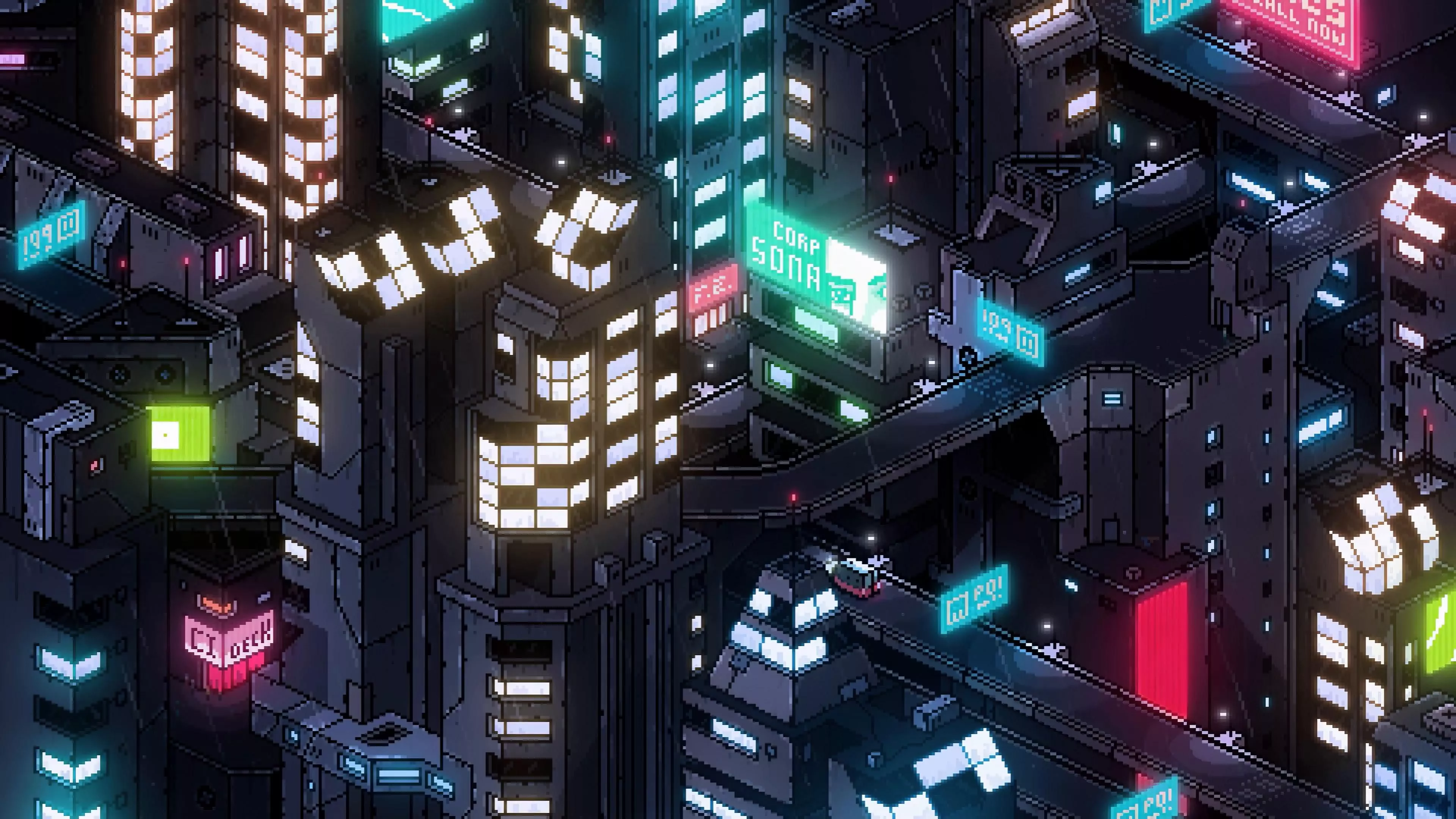 Cyberpunk Pixel Art Wallpapers - Wallpaper Cave