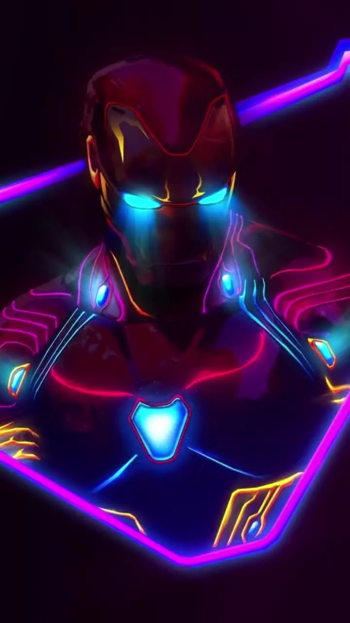 Neon Avengers iPhone Wallpapers - Wallpaper Cave