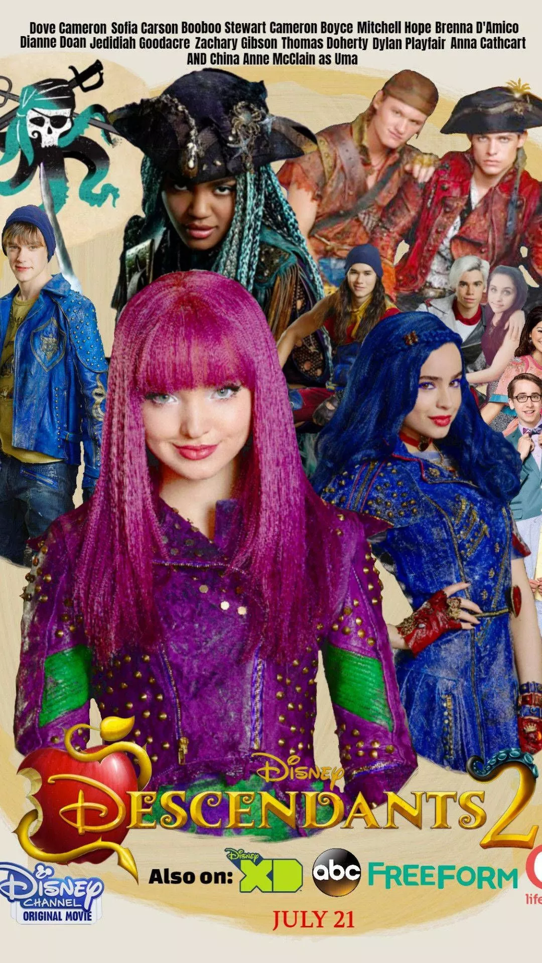 Descendants Phone Wallpapers - Wallpaper Cave