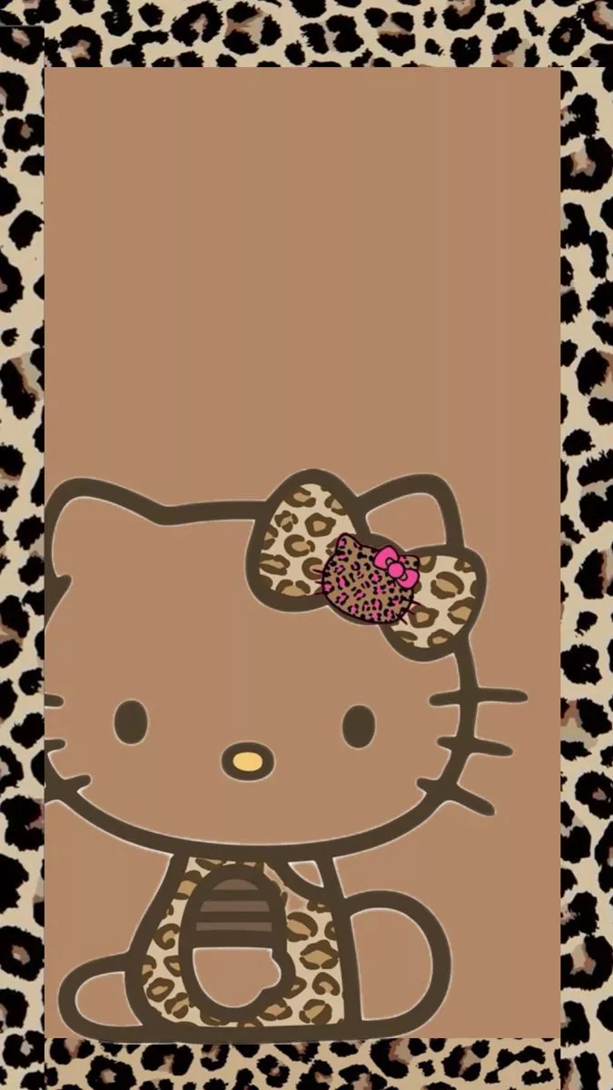 Hello Kitty Cheetah Print Wallpapers - Wallpaper Cave