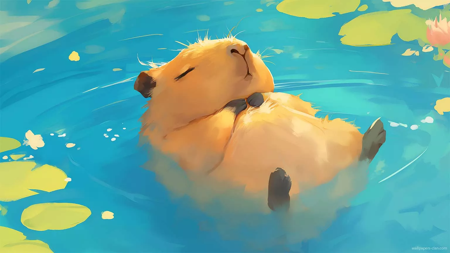 Cool Capybara Wallpapers - Wallpaper Cave