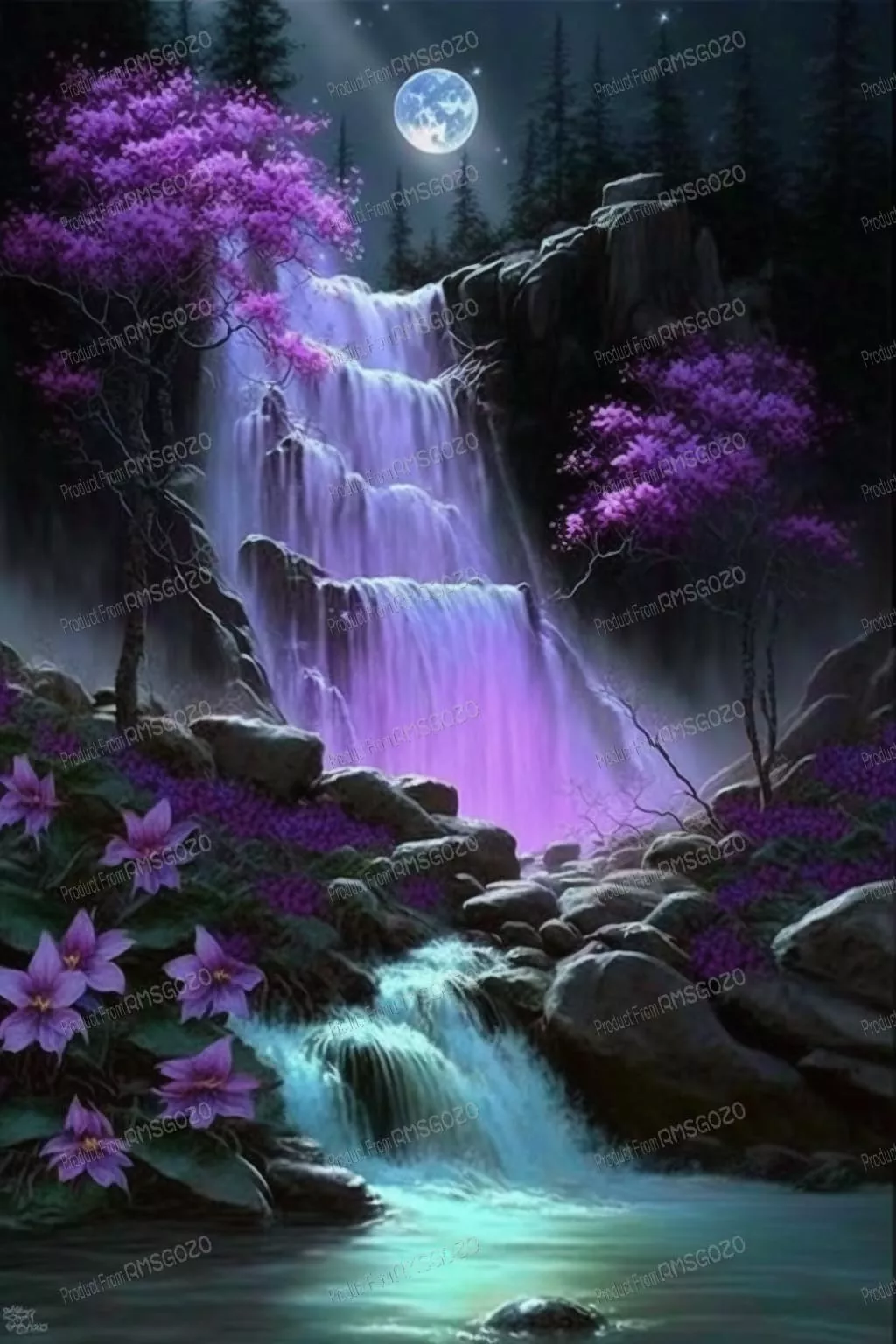 Purple Waterfall Wallpapers - Wallpaper Cave