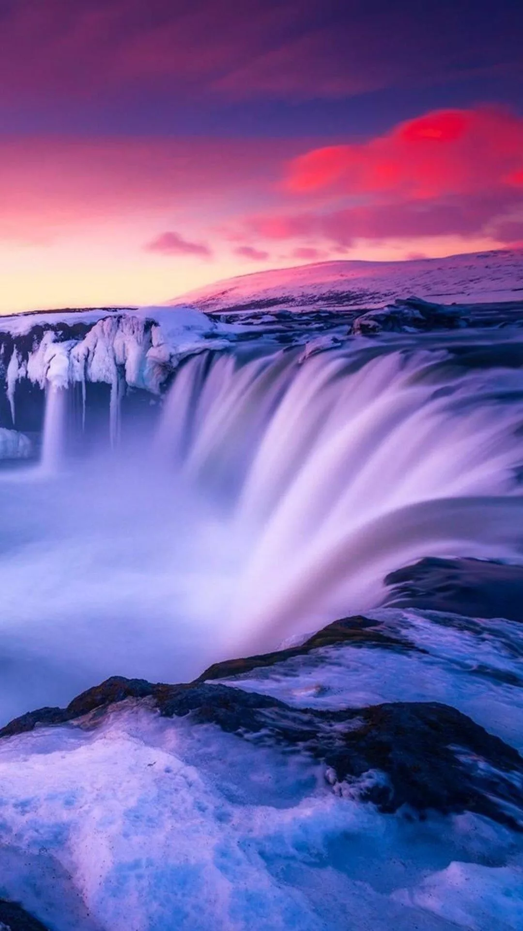 Purple Waterfall Wallpapers - Wallpaper Cave