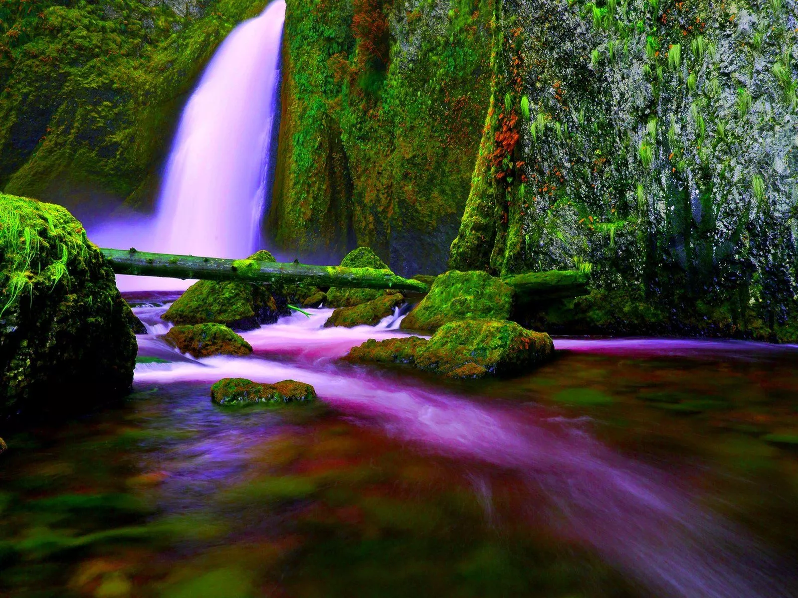 Purple Waterfall Wallpapers - Wallpaper Cave