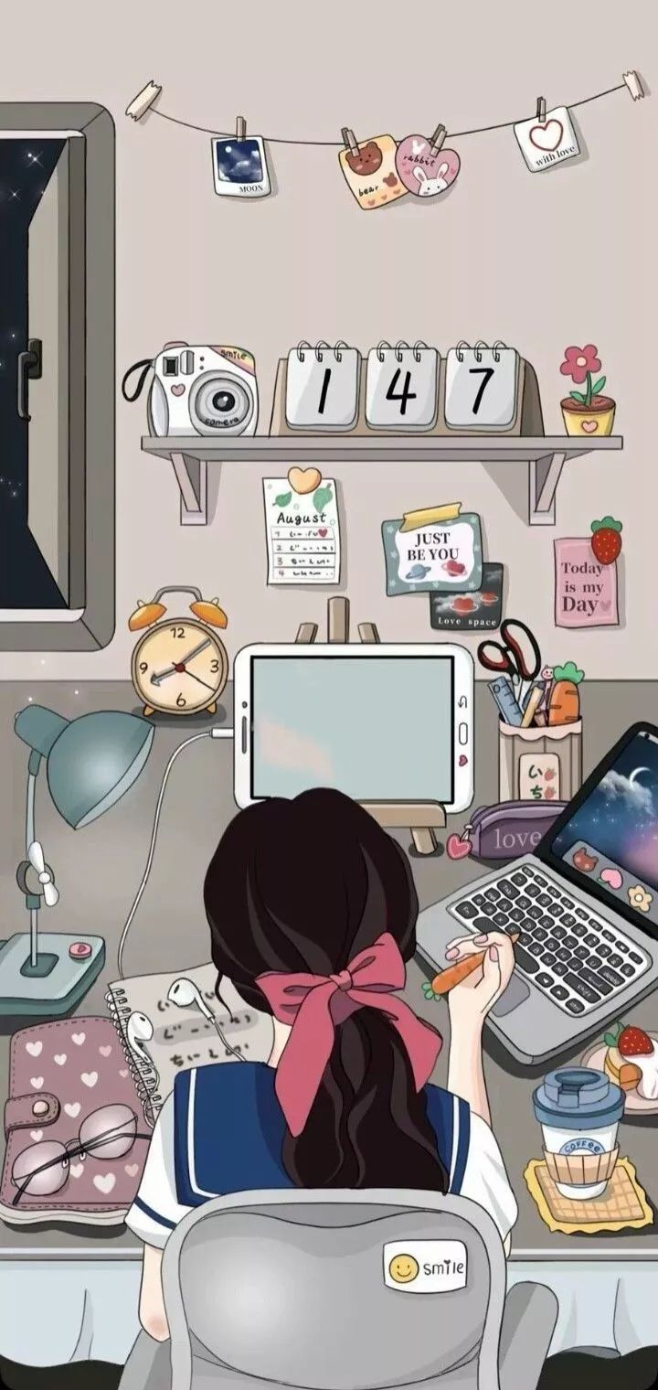 Cozy Study Wallpapers - Wallpaper Cave