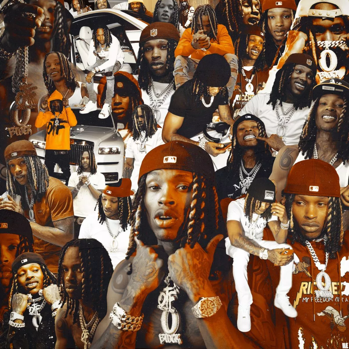 King Von Collage Wallpapers - Wallpaper Cave