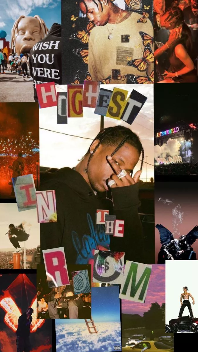 Travis Scott Collage Wallpapers - Wallpaper Cave