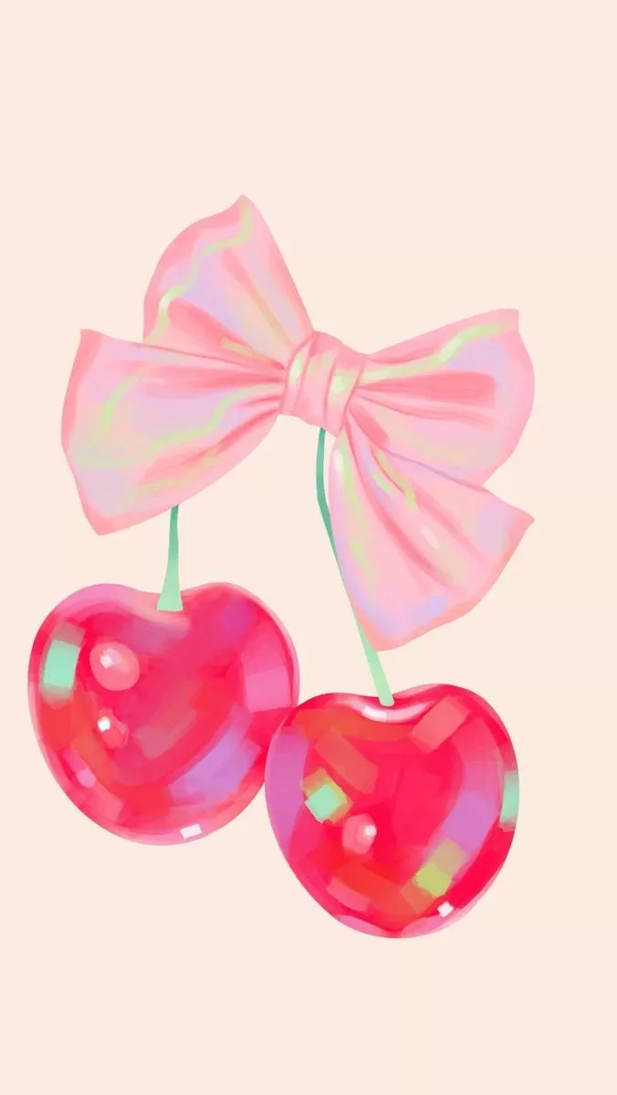 Preppy Cherry Bows Wallpapers - Wallpaper Cave