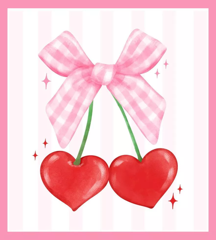 Preppy Cherry Bows Wallpapers - Wallpaper Cave