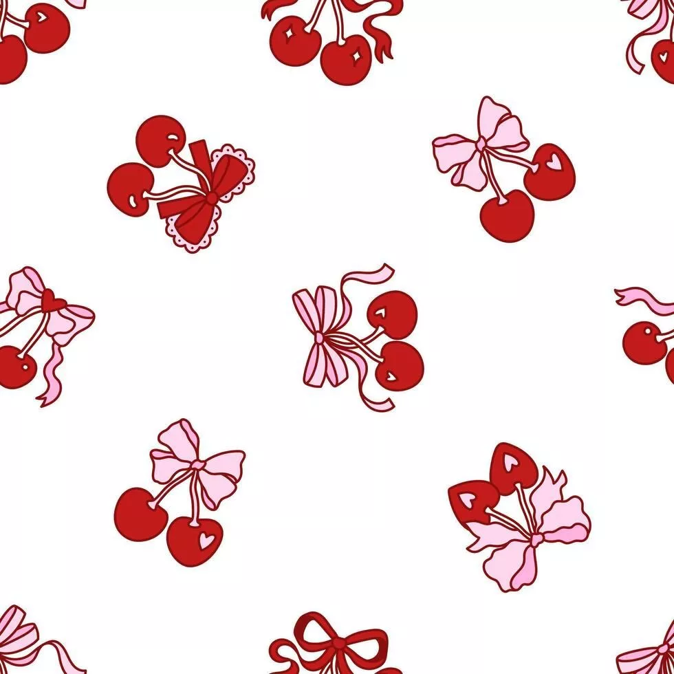 Preppy Cherry Bows Wallpapers - Wallpaper Cave