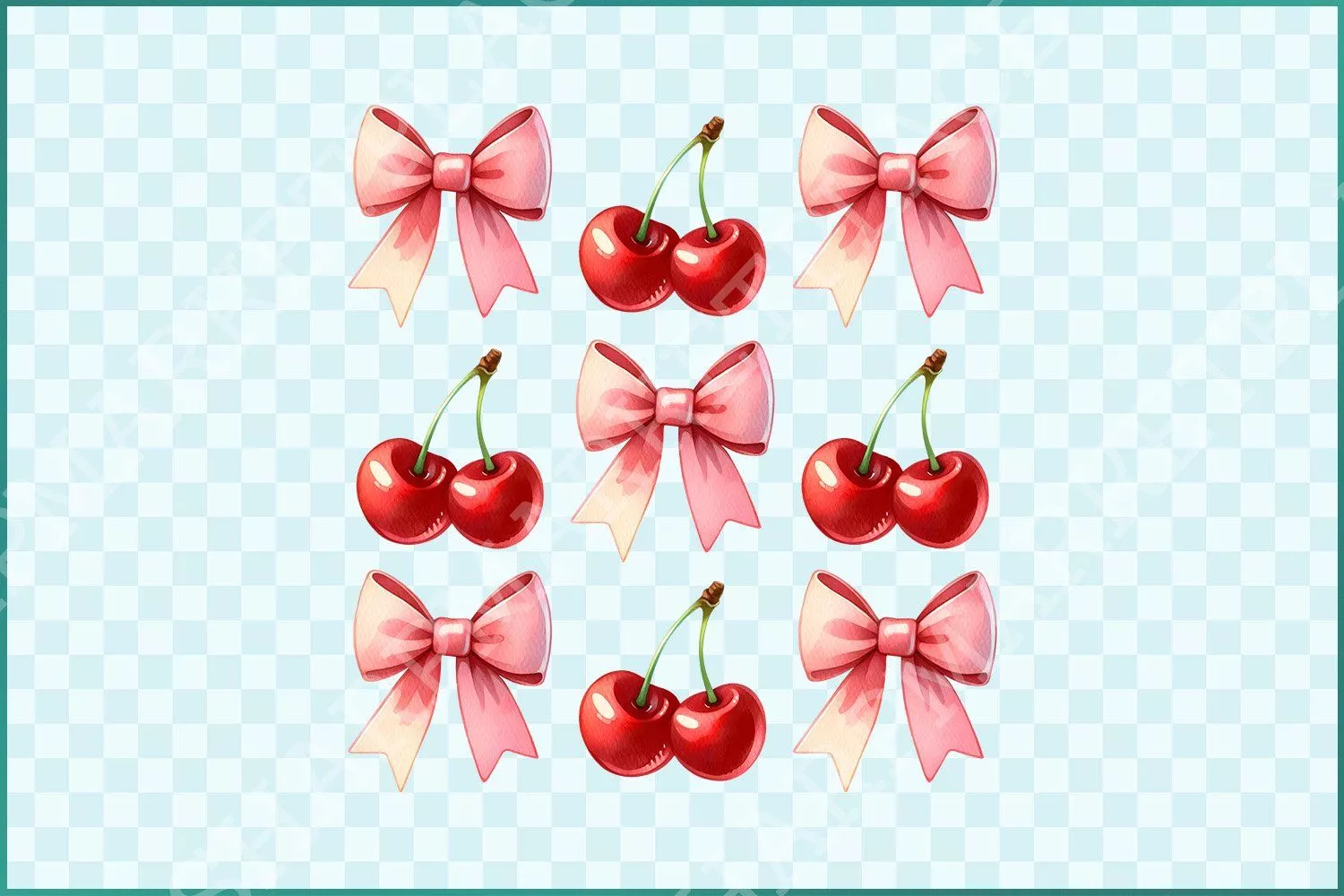 Preppy Cherry Bows Wallpapers - Wallpaper Cave