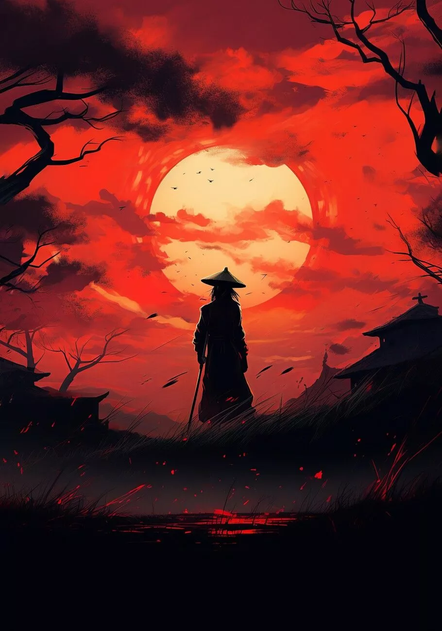Samurai Sunset Wallpapers - Wallpaper Cave