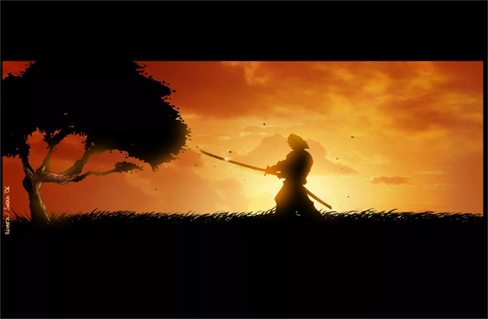 Samurai Sunset Wallpapers - Wallpaper Cave