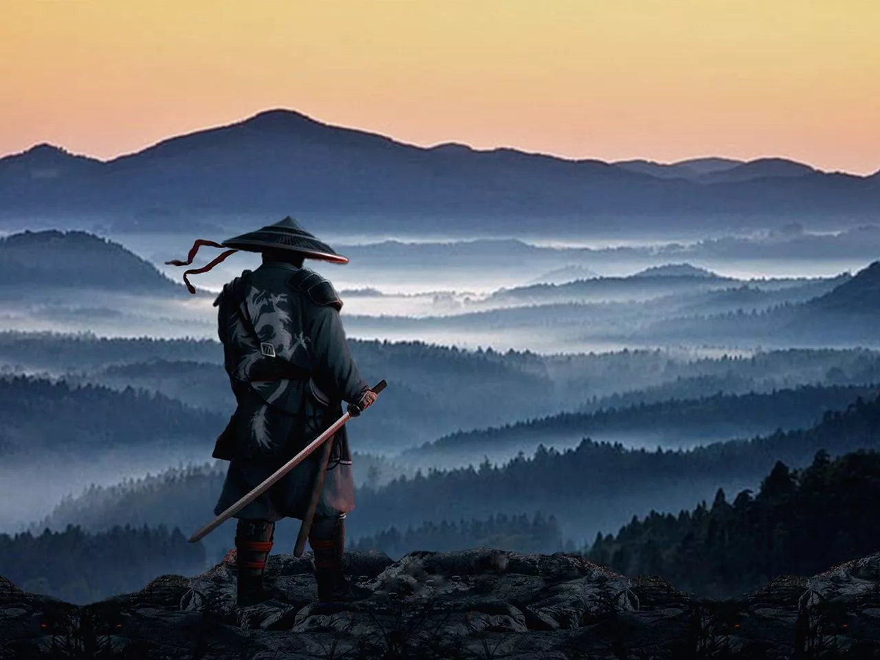 Samurai Sunset Wallpapers - Wallpaper Cave