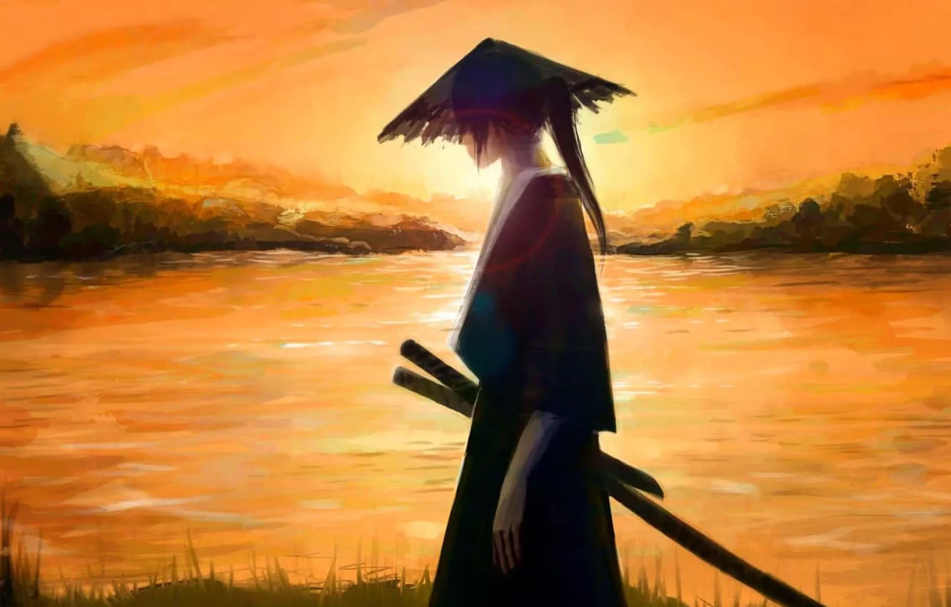 Samurai Sunset Wallpapers - Wallpaper Cave