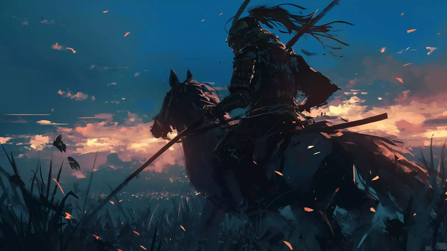 Samurai Sunset Wallpapers - Wallpaper Cave