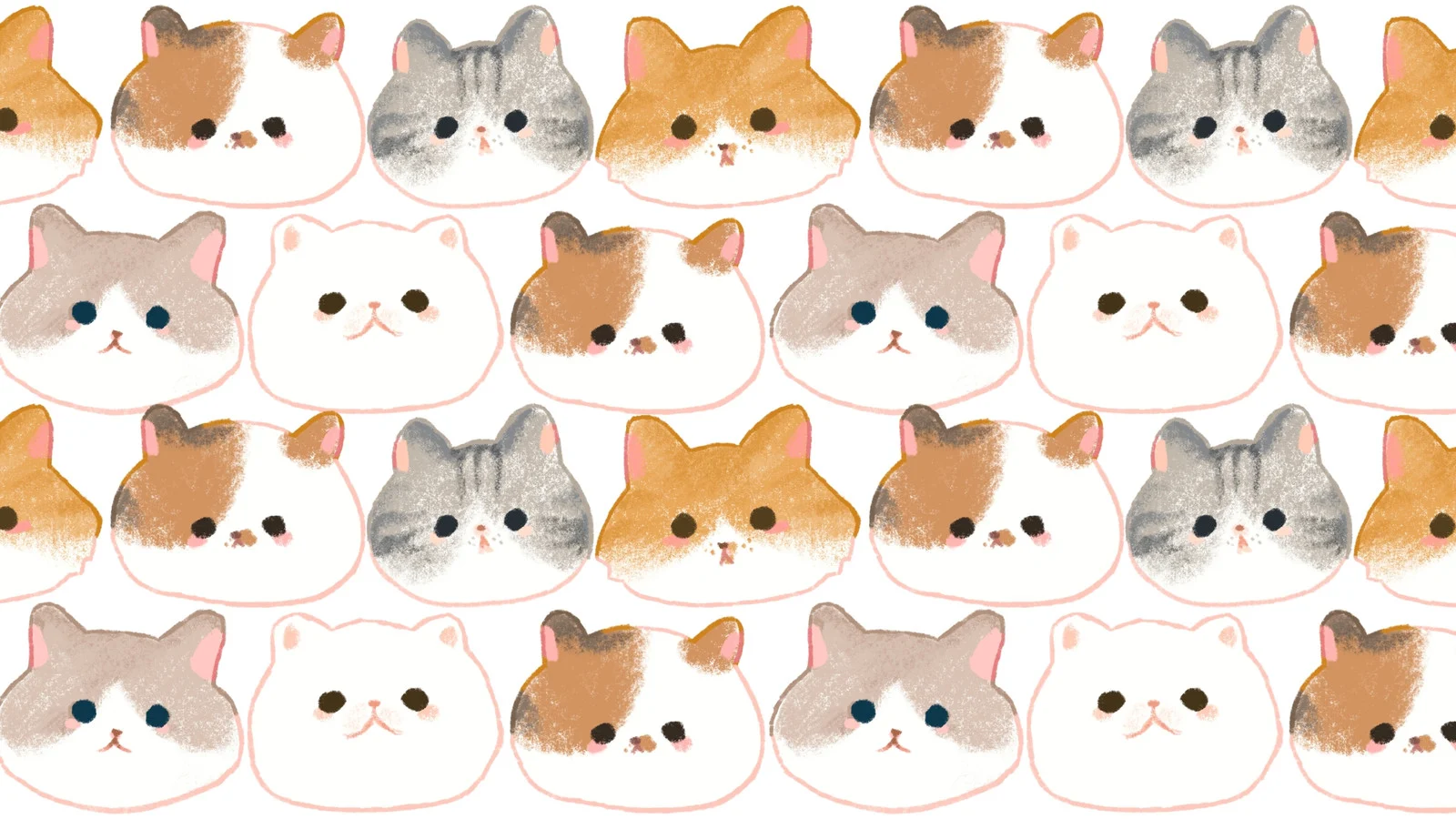 Pink Cat Desktop Wallpapers - Wallpaper Cave