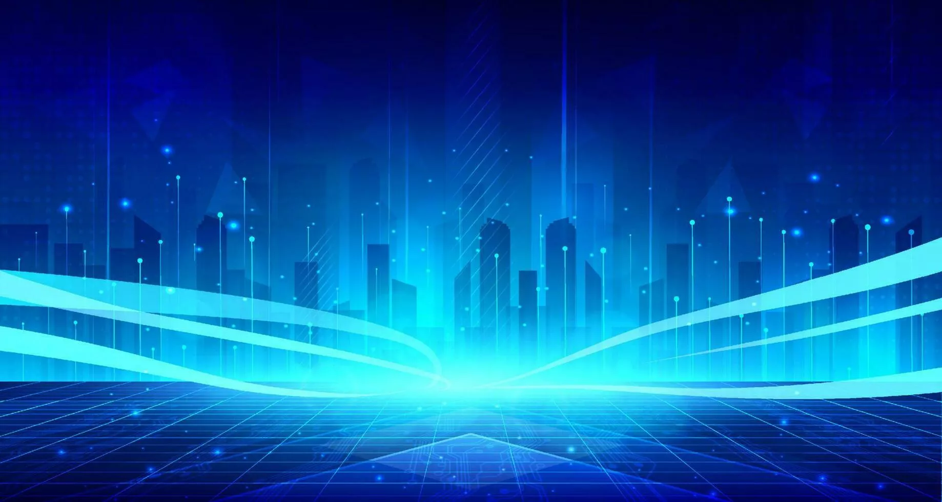 Neon Blue Desktop Wallpapers - Wallpaper Cave