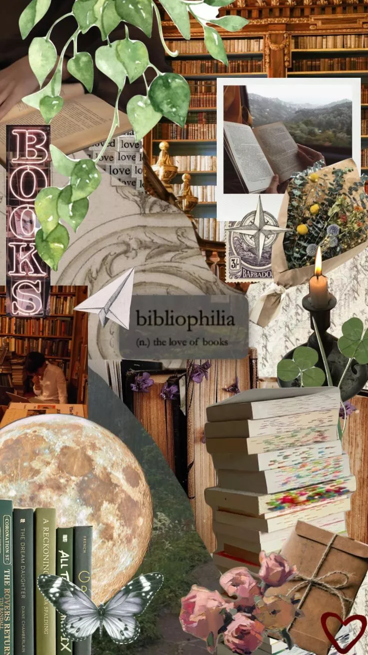 Bibliophilia Collage Wallpapers - Wallpaper Cave